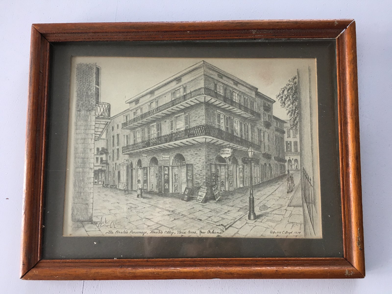 Archie C. Boyd, New Orleans, 1974, Print, Framed for sale at Pamono