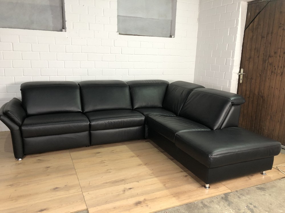 Leather Sofa with Double Relaxation Function and Adjustable Headrests ...