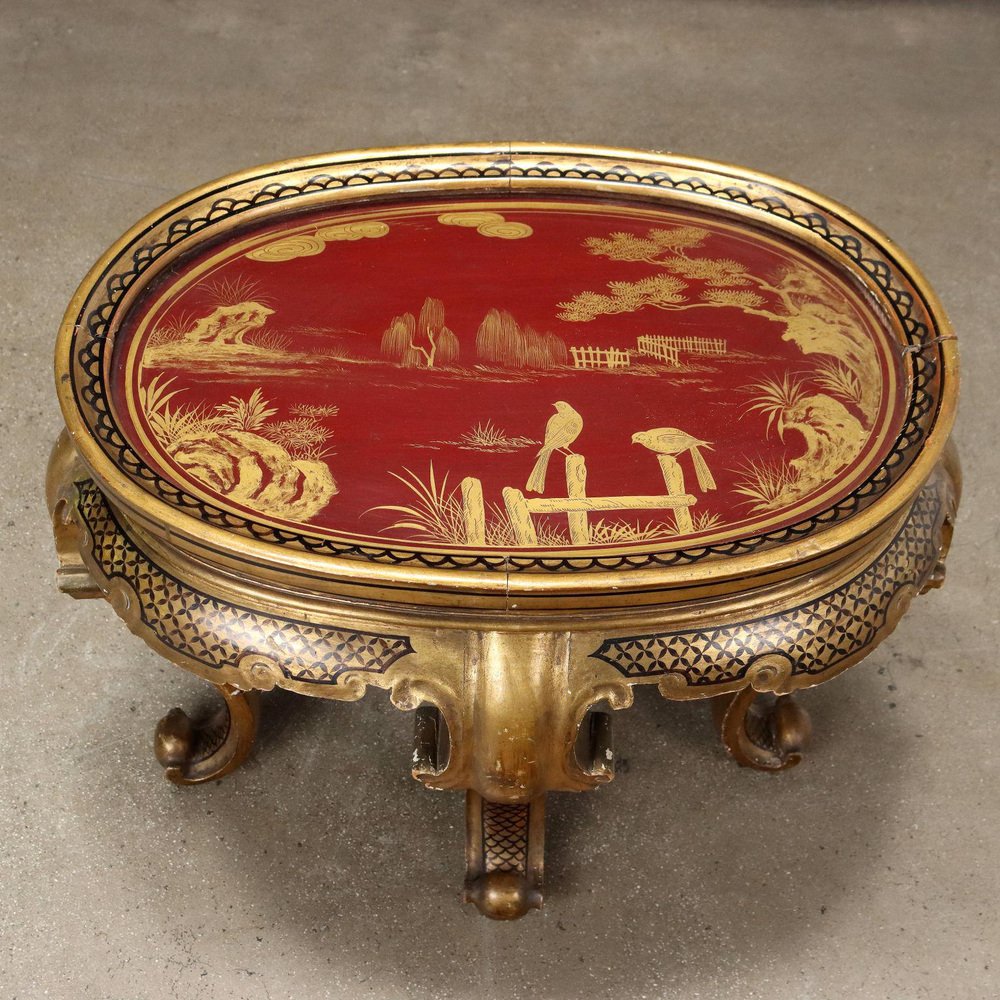 Chinoiserie Coffee Table, Early 1900s for sale at Pamono