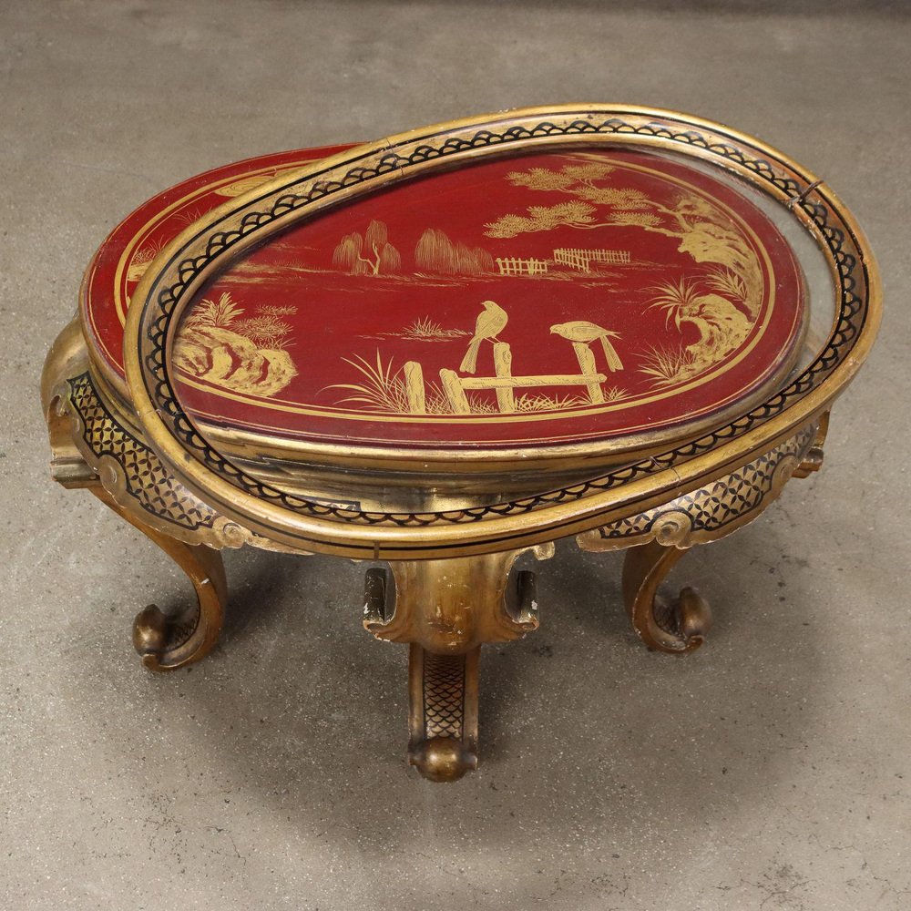 Chinoiserie Coffee Table, Early 1900s for sale at Pamono