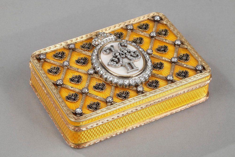 Tsar Nicholas II Coronation Snuff Box, Early 20th Century for sale at ...