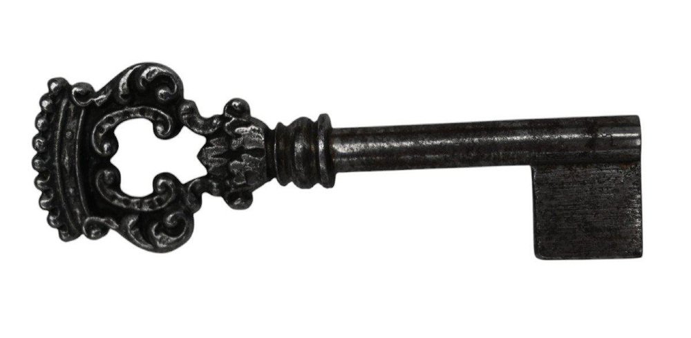 Wrought Iron Key with Crown, Late 17th Century for sale at Pamono