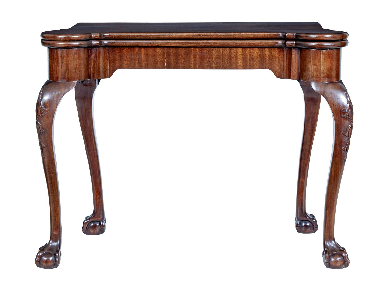 19th Century Chippendale Revival Mahogany Card Table, 1880s for sale at ...