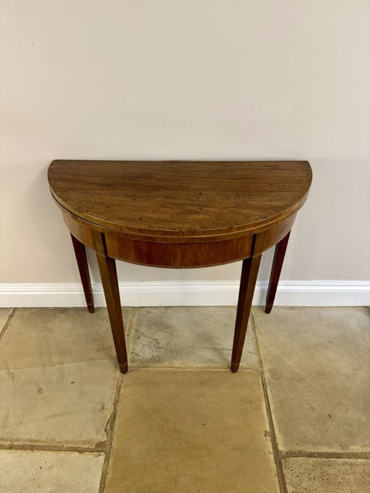 Antique George III Mahogany Card Table, 1800 for sale at Pamono
