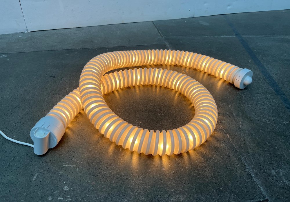 Space Age Postmodern Model Boalum Snake Floor Lamp by Livio Castiglioni ...