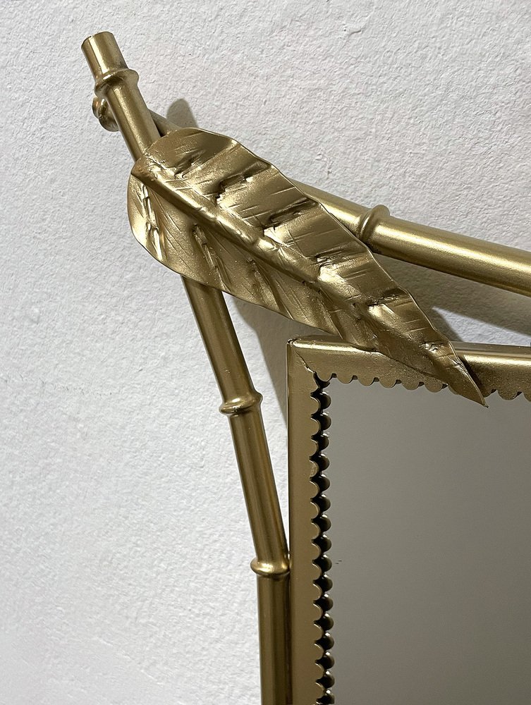 Rectangular Wrought Iron Mirror, 1950 for sale at Pamono