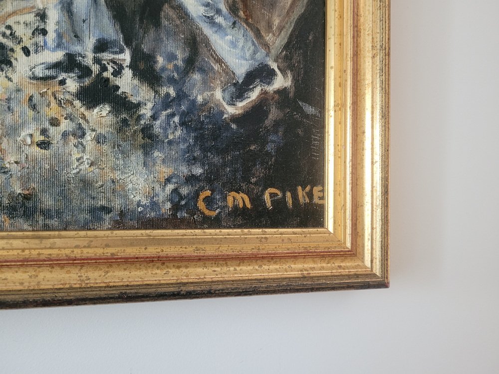 Pike, the Stokers, 1960s, Oil, Framed for sale at Pamono