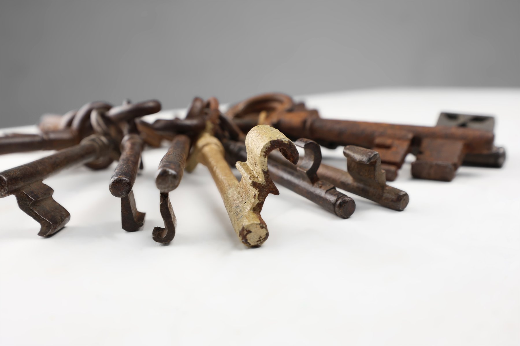 Large 16th Century Castle Keys, France, Set of 20 for sale at Pamono