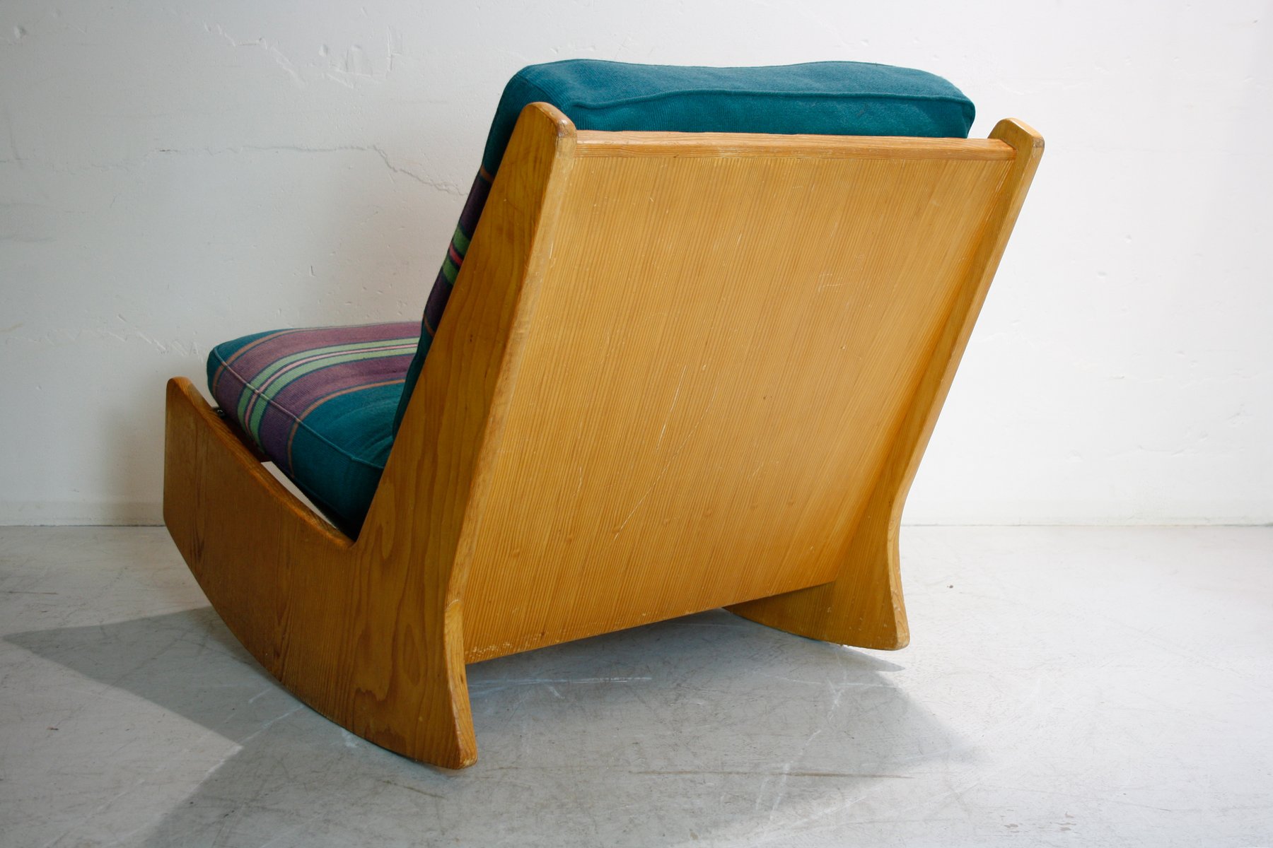 Mid-Century Rocking Chair by Carl Straub. 1970s for sale at Pamono