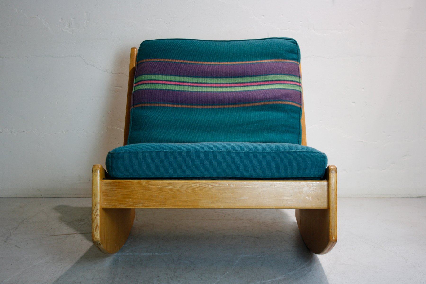 Mid-Century Rocking Chair by Carl Straub. 1970s for sale at Pamono