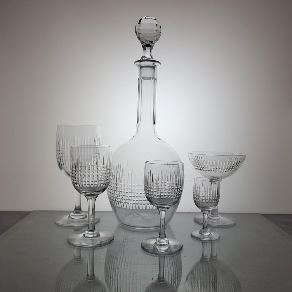 Baccarat Crystal Glass Service Nancy Model, 1920s, Set of 31 for sale ...