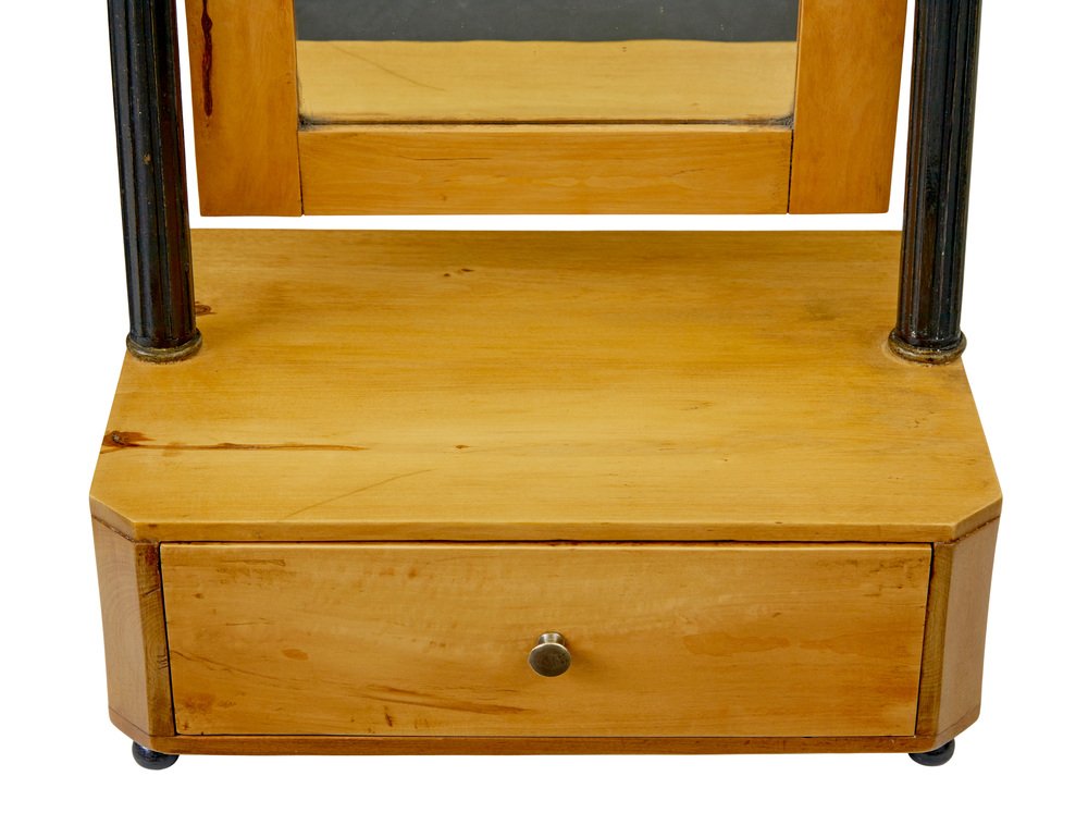 Swedish Birch Vanity Mirror, 1880s for sale at Pamono