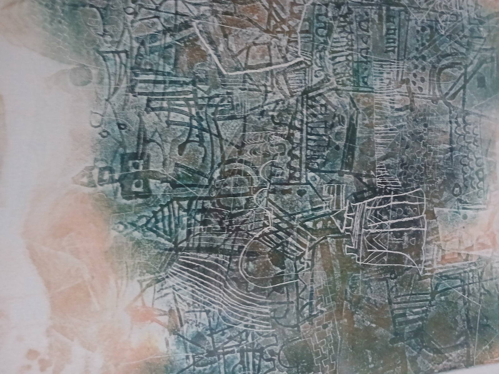 Shoichi Hasegawa, Three Balloons in the Sky, 1980s, Original Engraving for sale at Pamono