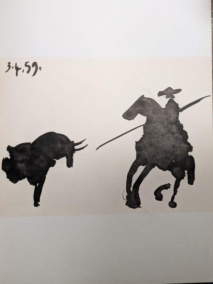 Pablo Picasso, Matador & Bull, Double-Sided Original Lithograph, 1961 ...