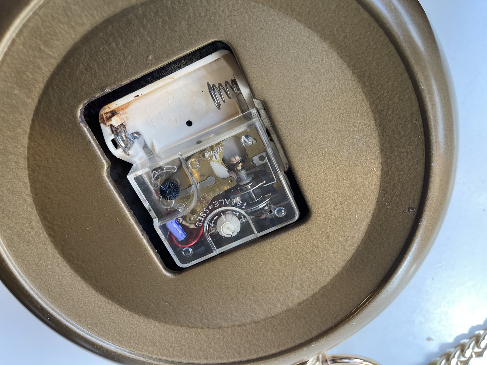 Vintage Pocket Watch Wall Clock from Landex, Japan, 1970s for sale at ...