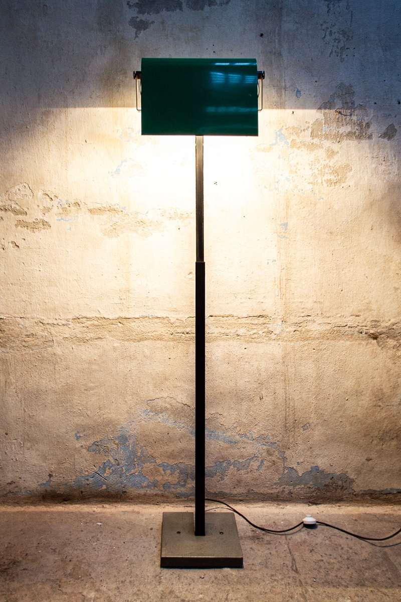 Vintage Italian Halogen Lamp in Iron, 1980s for sale at Pamono