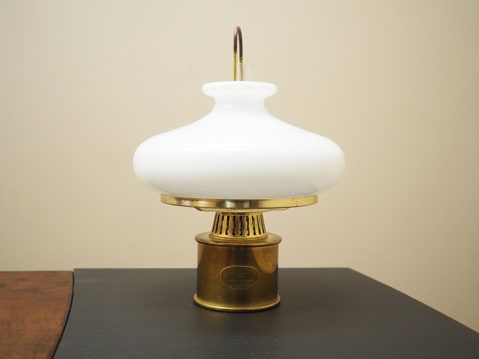 Danish Oil Lamp from GV Harnisch, 1950s for sale at Pamono