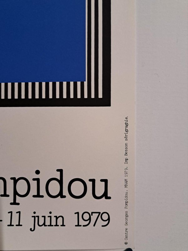 Jesús-Rafael Soto, Center Pompidou Exhibition Poster, 1979, Screenprint ...