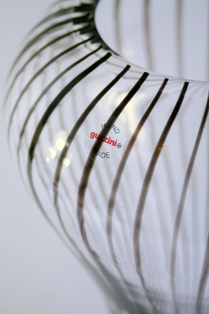 Mid-Century Modern Murano Glass Vase from Guzzini, 1985 for sale at Pamono