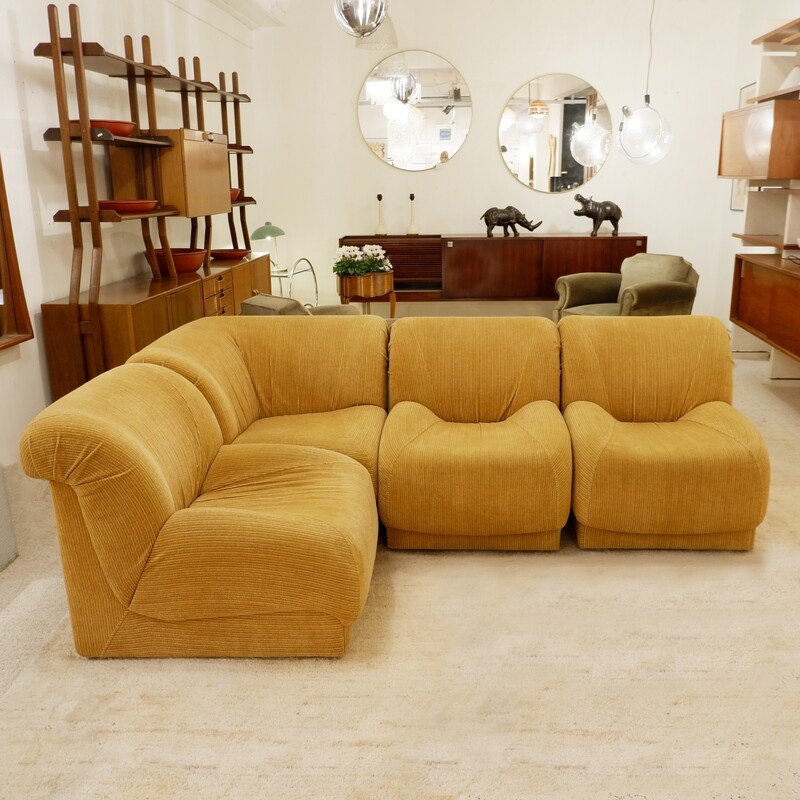 Italian Modular Sofa by Doimo Salotti, 1970s, Set of 4 for sale at Pamono
