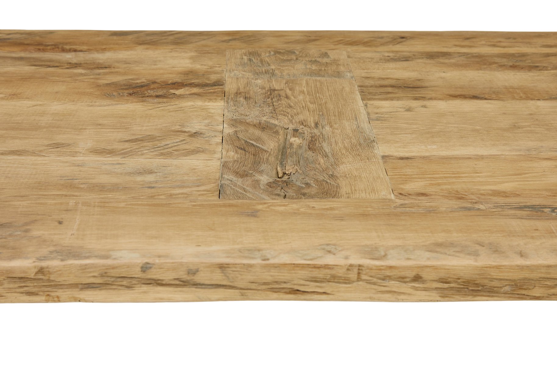 Large Oak Frame Dining Table for sale at Pamono