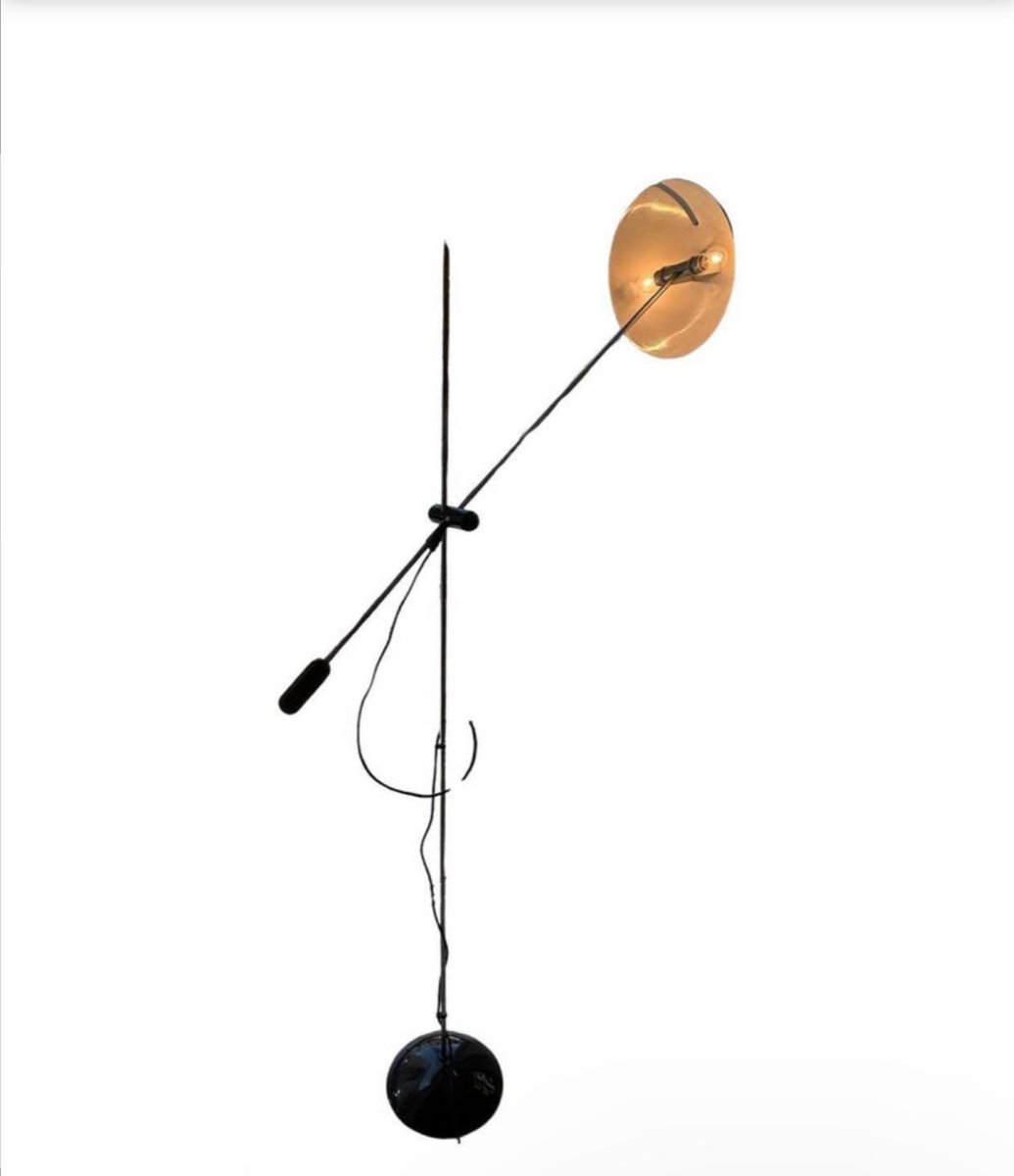Adjustable Floor Lamp with Counterweight attributed to René Mathieu for ...