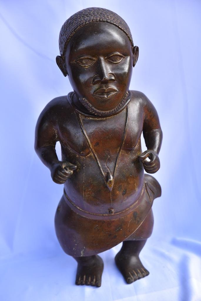 Nigerian Kingdom of Benin Oba Ifé Artist, Court Dwarf, Pre-1800s ...