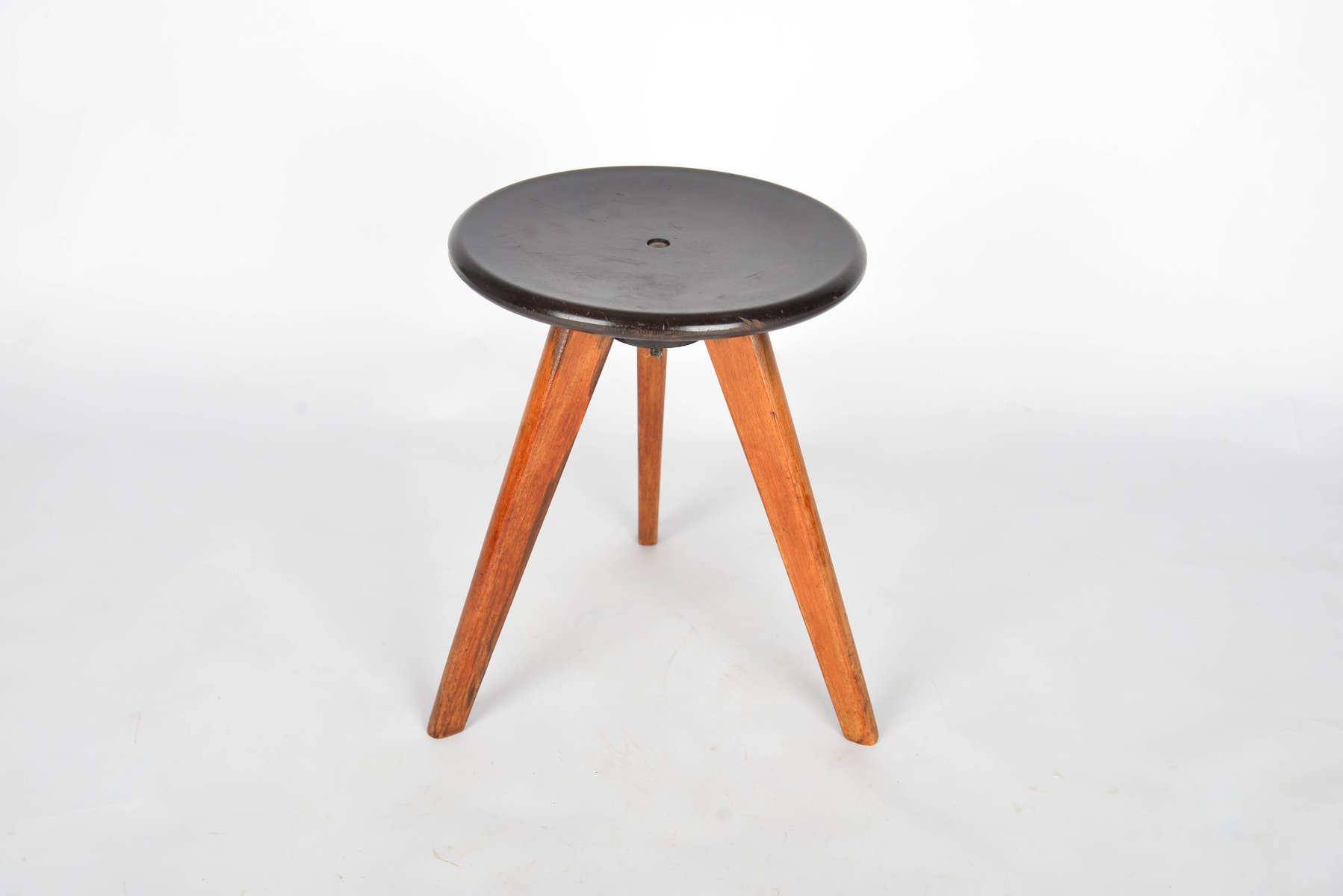 Bauhaus Style Industrial Bakelite Stool, 1950s for sale at Pamono
