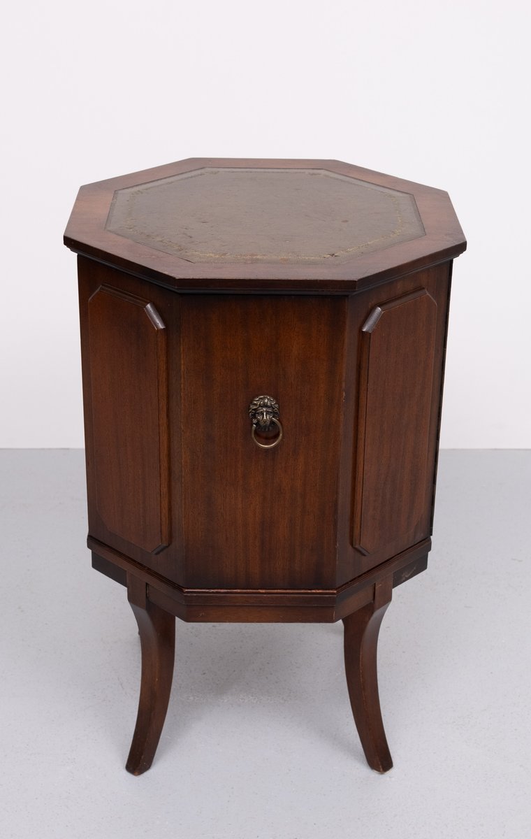 Octagonal Shaped Liquor Cabinet, England, 1950s for sale at Pamono
