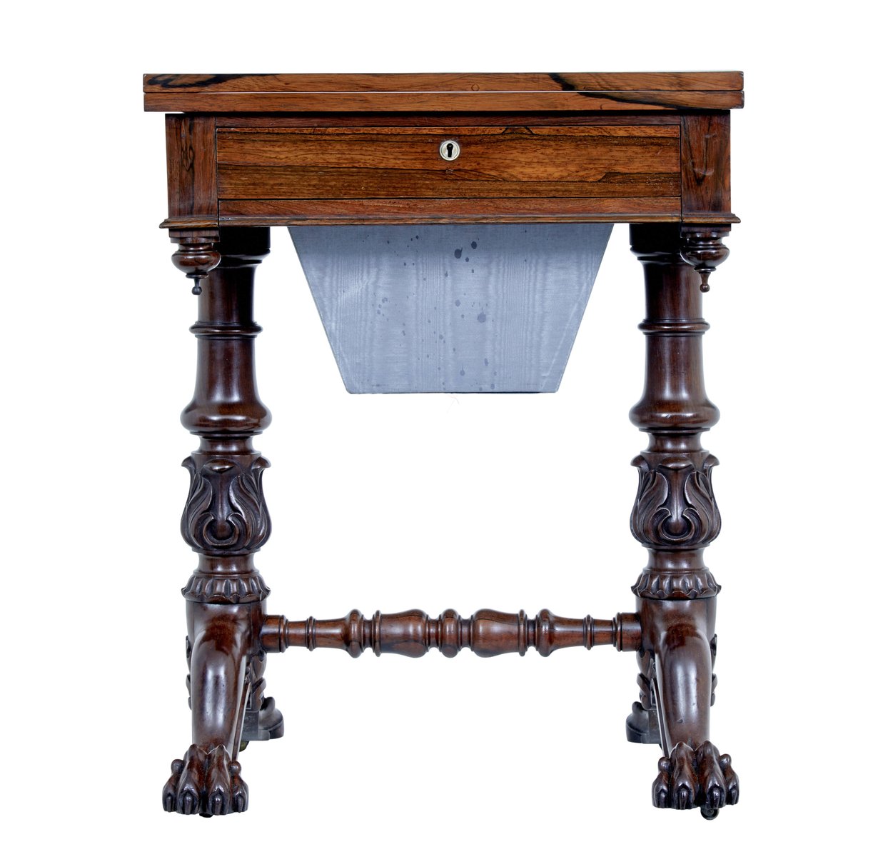 19th Century William IV Flip Top Side Table, 1830 for sale at Pamono