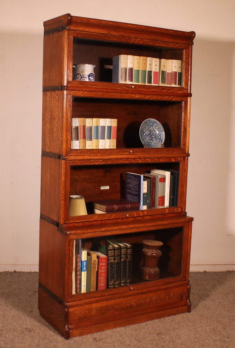 Stacking Bookcase in Oak from Globe Wernicke for sale at Pamono