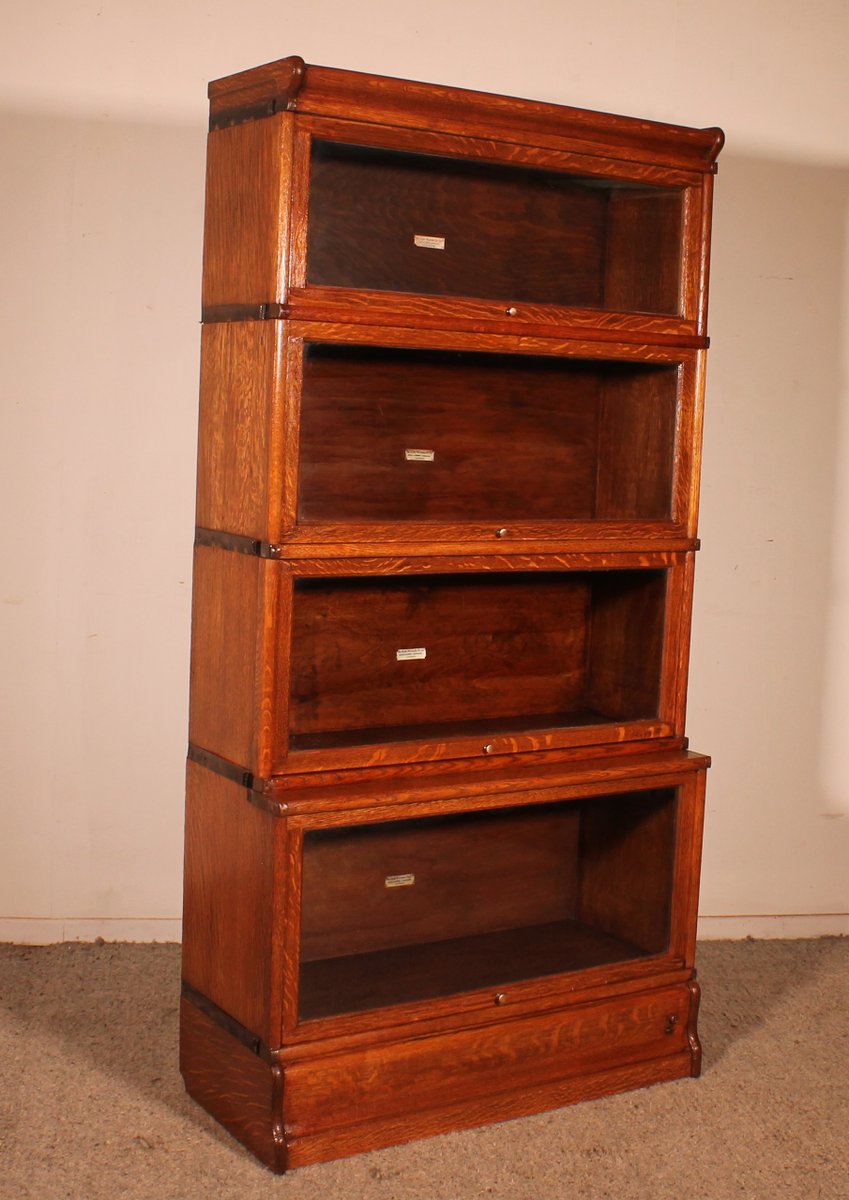 Stacking Bookcase in Oak from Globe Wernicke for sale at Pamono