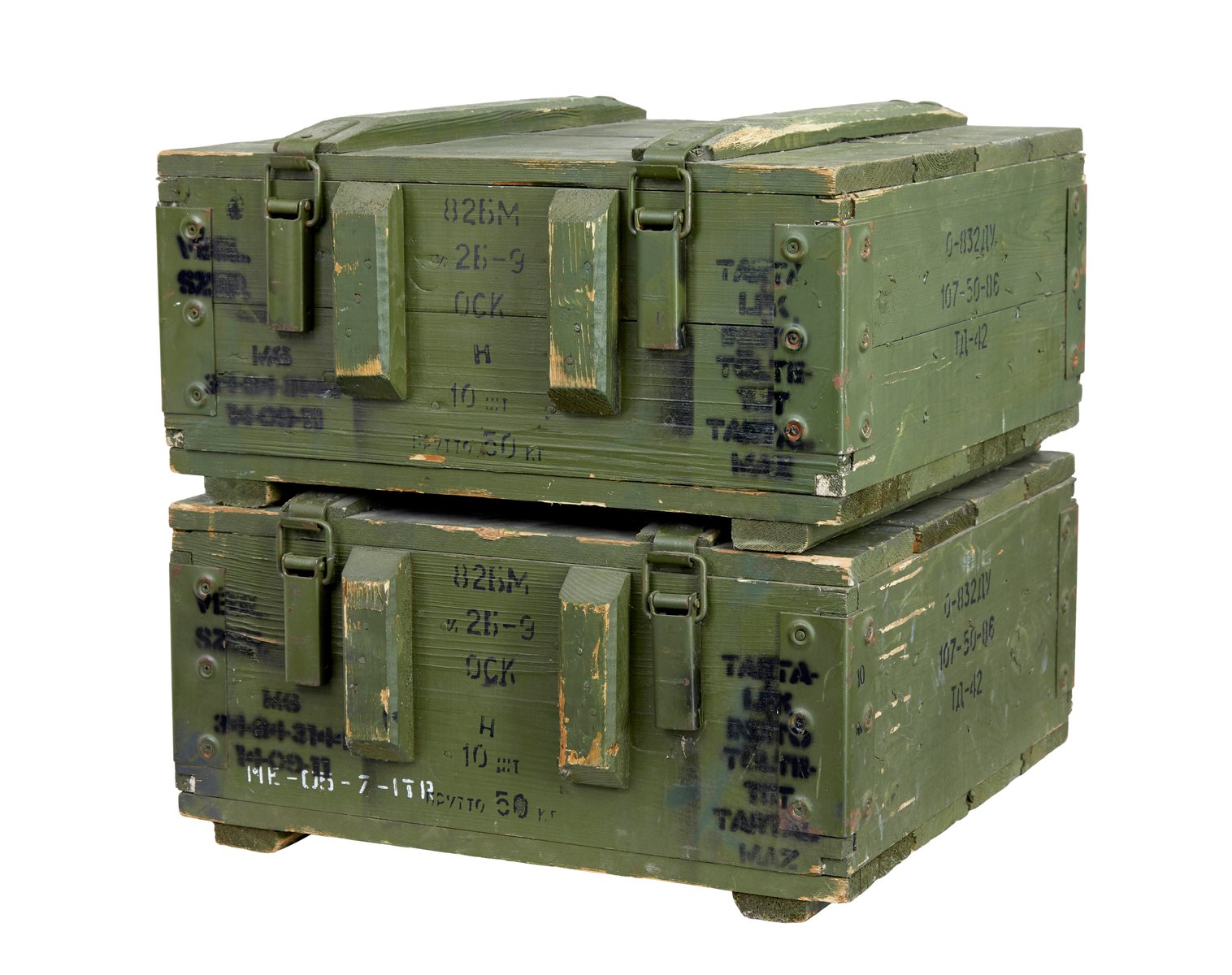 Mid 20th Century Swedish Pine Ammo Boxes, 1950s, Set of 2 for sale at ...