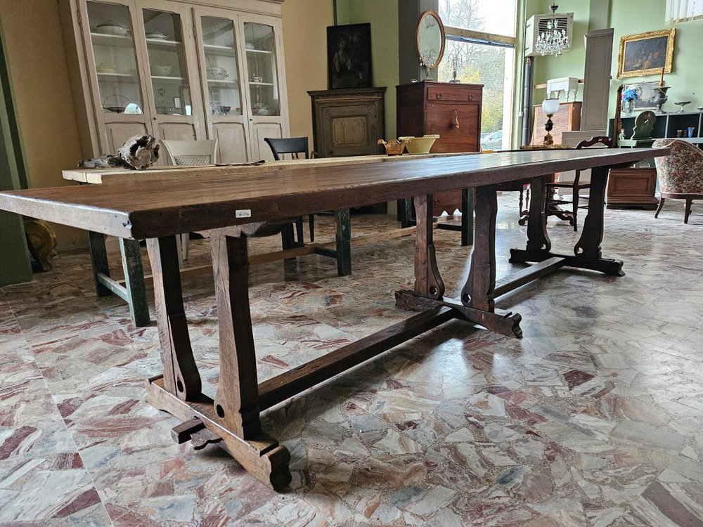 Rustic Refectory Table, 1960s for sale at Pamono