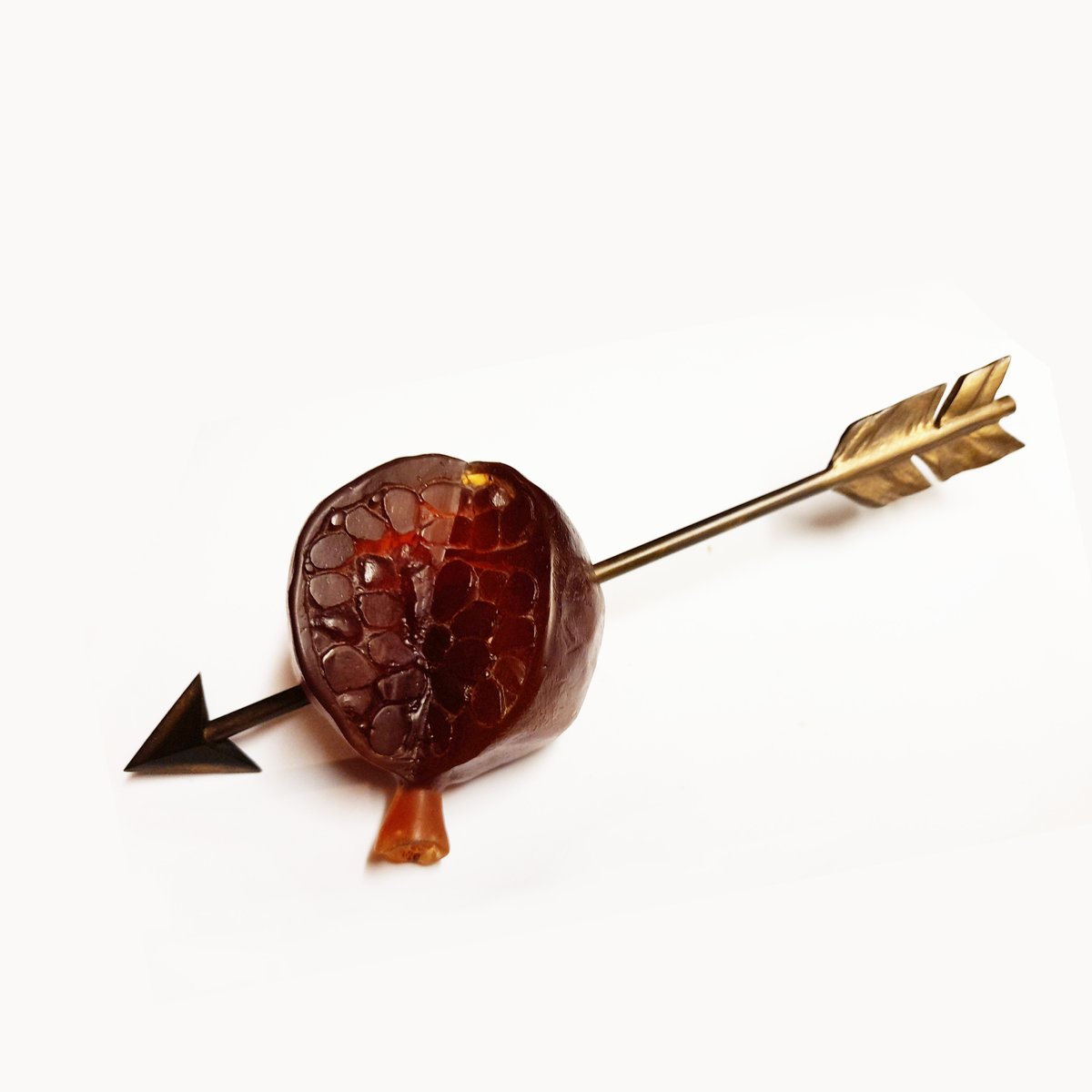 Pomegranate and Arrow Paperweight by Hilton McConnico for Daum, 1990s ...