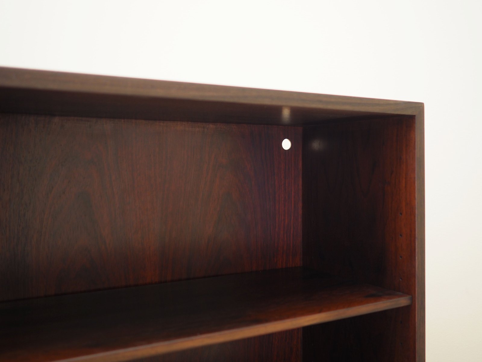 Vintage Danish Mahogany Bookcase by Omann Jun, 1970s for sale at Pamono