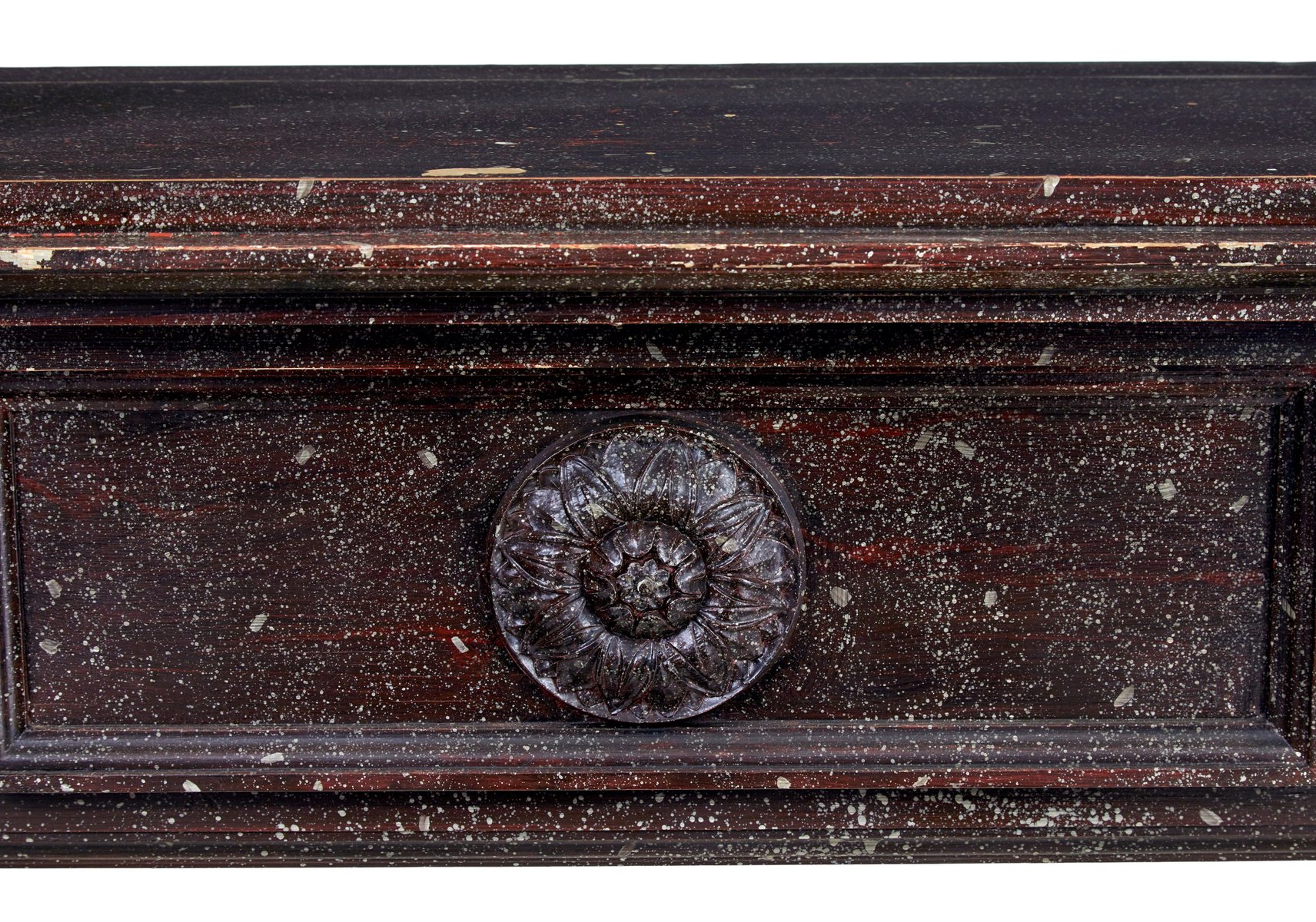 Faux Porphyry Marble Impressive Adams Mantlepiece, 1960s for sale at Pamono
