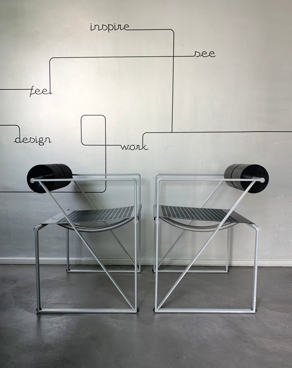 Set of Seconda Armchairs by Mario Botta for Alias, 1980s for sale at Pamono