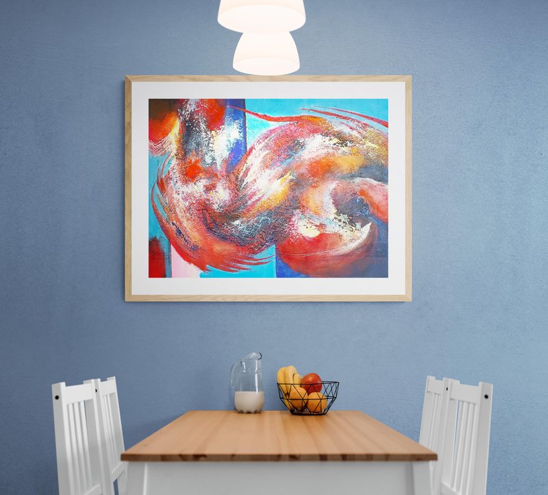 Christiane Hess, Jeux de Carpes, 2024, Acrylic on Canvas for sale at Pamono