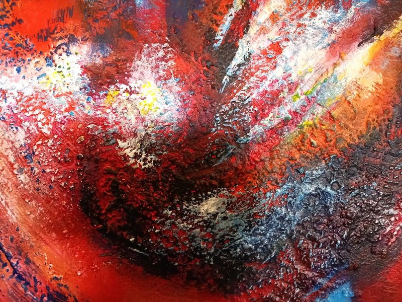 Christiane Hess, Jeux de Carpes, 2024, Acryl auf Leinwand bei Pamono kaufen