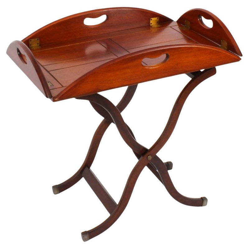 Vintage Butlers Tray in Mahogany for sale at Pamono