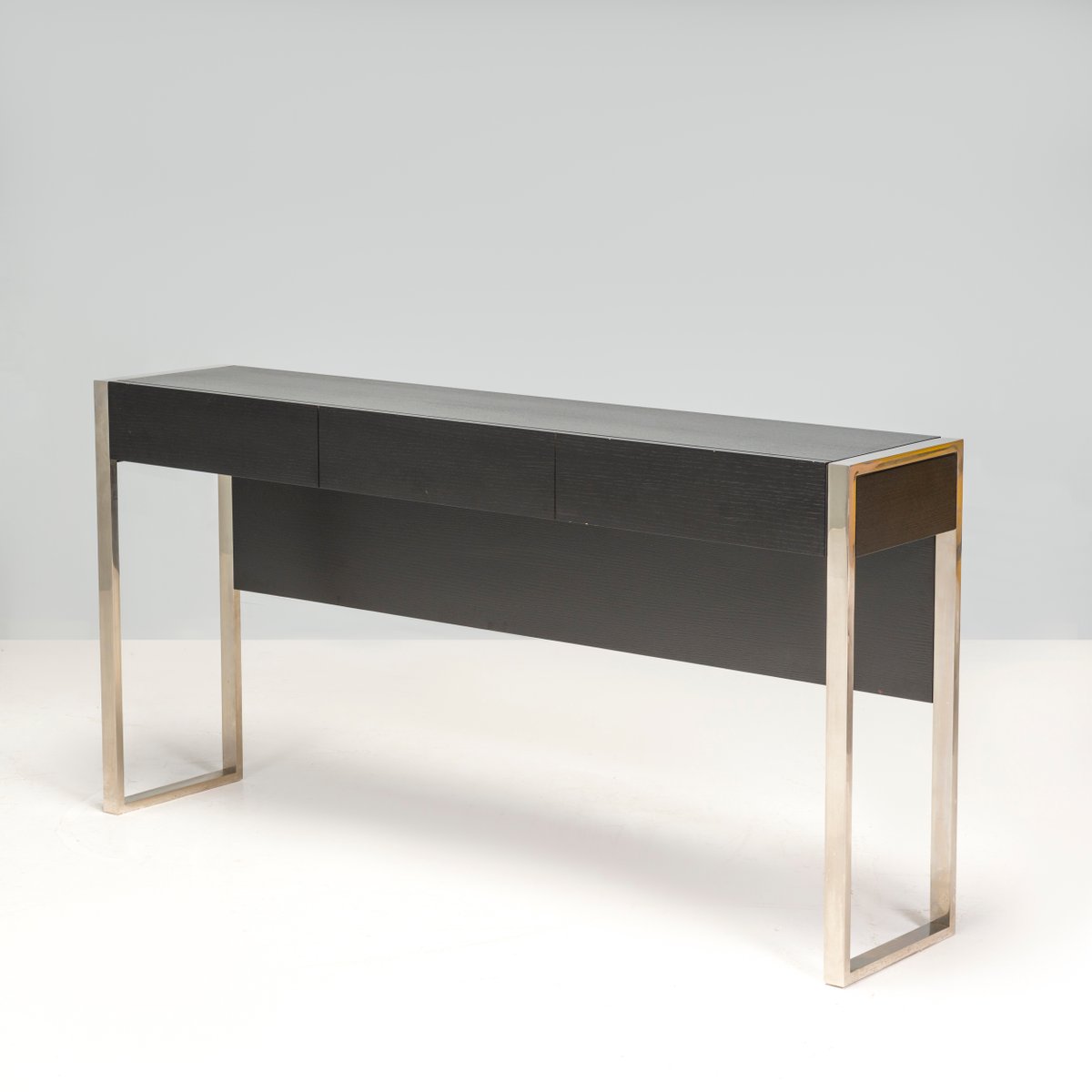 Bespoke Wood and Steel Console Table for sale at Pamono