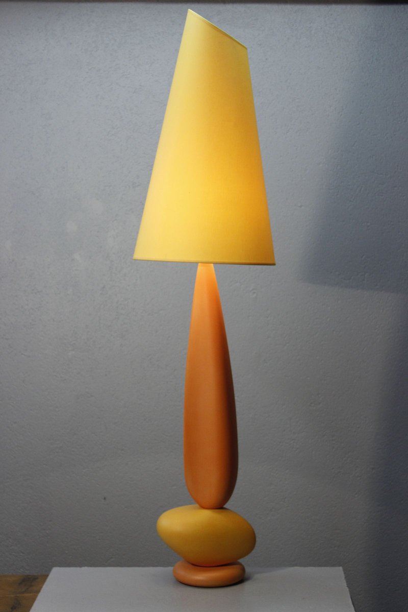 Ceramic Pebble Floor Lamp by Drimmer, France, 1990s for sale at Pamono