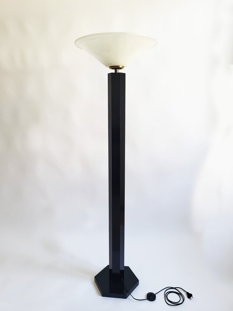 Art Deco Style Floor Lamp, 1980s for sale at Pamono