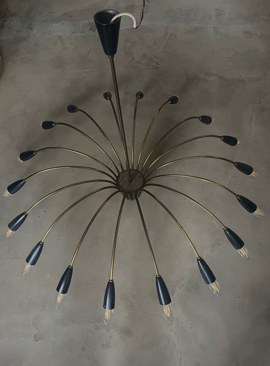 Space Age Sputnik Chandelier, 1950s for sale at Pamono