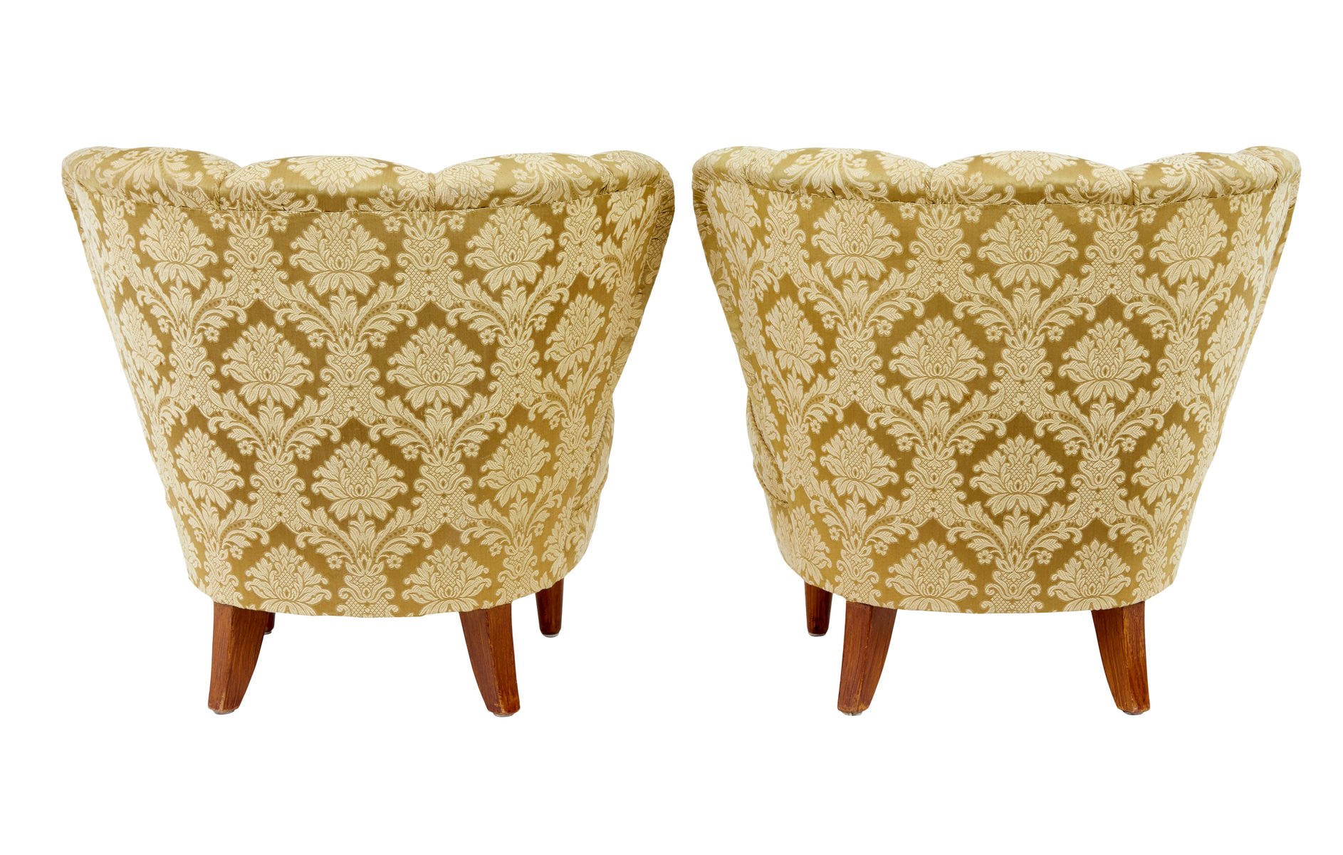 Mid 20th Century Shell Back Living Room Suite, 1950s, Set of 3 for sale ...