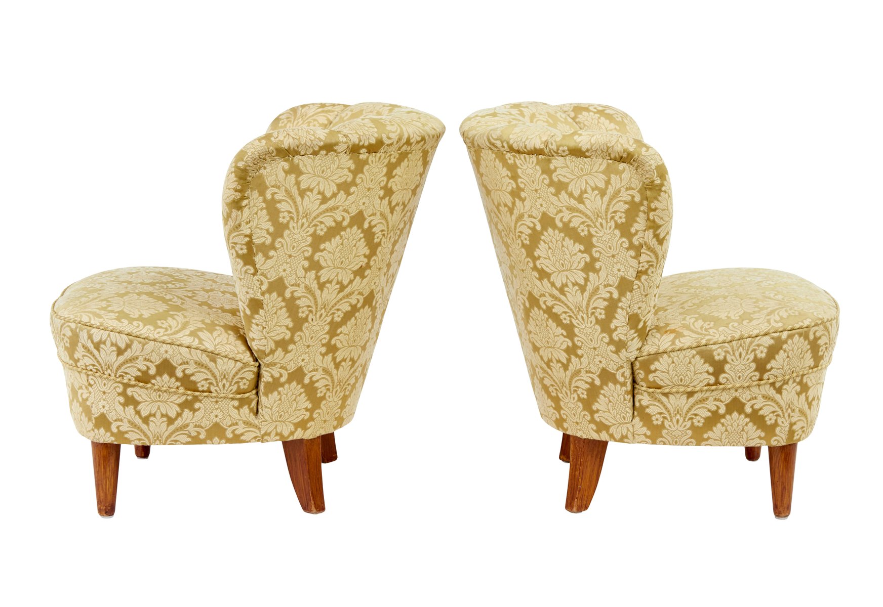 Mid 20th Century Shell Back Living Room Suite, 1950s, Set of 3 for sale ...