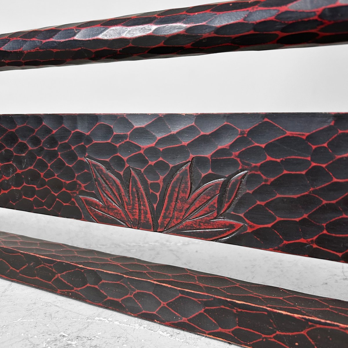 Japanese Wooden Kamakura Bori Kimono Hanger Stand, 1960s for sale at Pamono