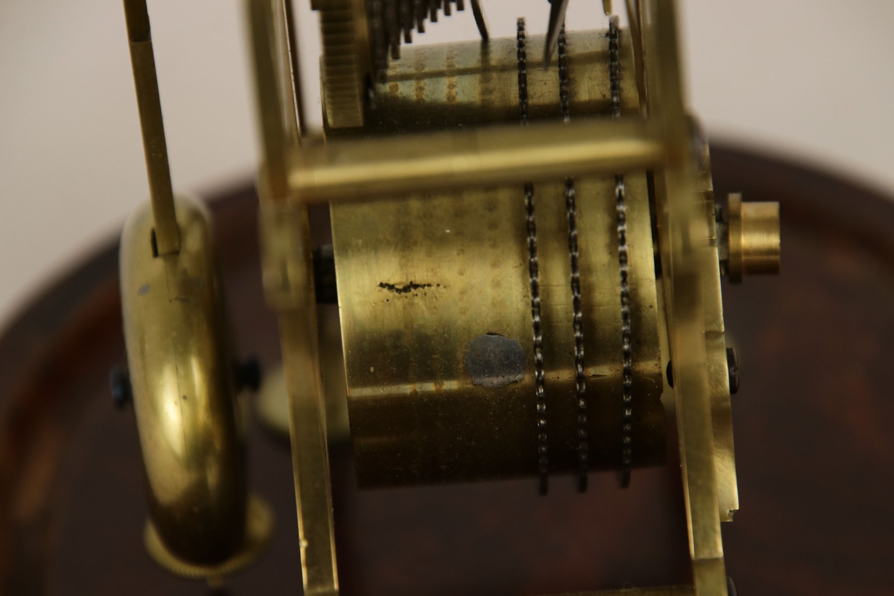 Small Antique Skeleton Clock, England, 19th Century for sale at Pamono