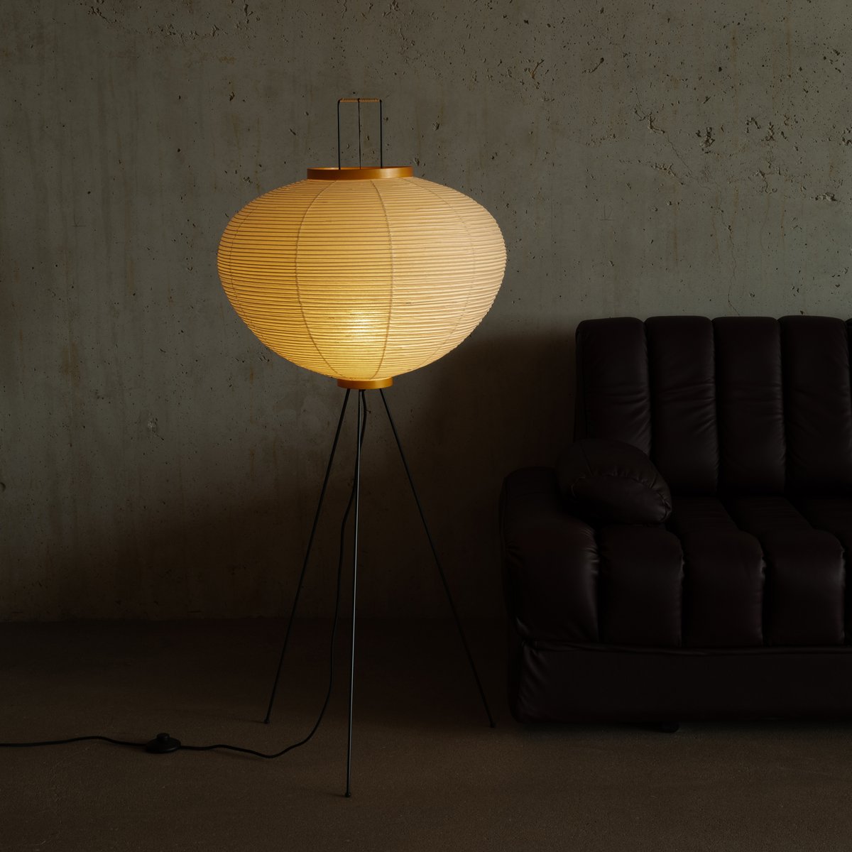 Hand-Crafted Model 10A Akari Light Sculpture by Isamu Noguchi for Ozeki ...